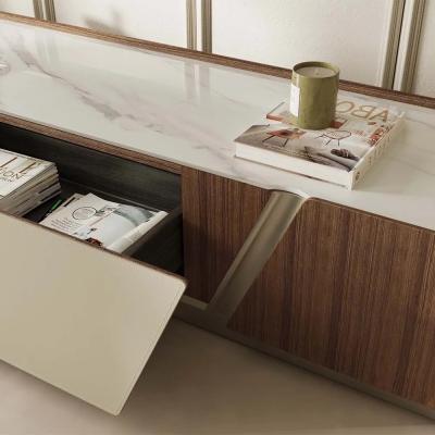China Modern gesinterd stenen tv-meubel voor de woonkamer Te koop