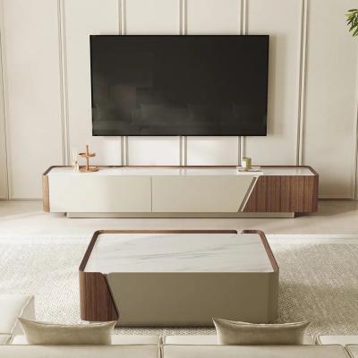 China Modern gesinterd stenen tv-meubel voor de woonkamer Te koop