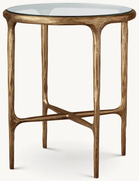 Quality Stainless Steel Sintered Stone Top Side Table Furniture For Modern Living Room for sale