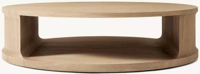 China Customizable Modern  Round Coffee Table Furniture with  Wood Top for Living  Room for sale