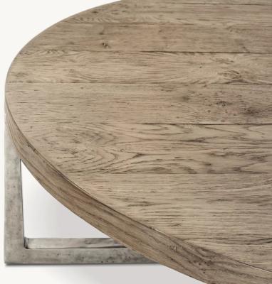 Cina Tavolo da caffè rotondo in legno moderno 300 mm con materiale in acciaio inossidabile in vendita