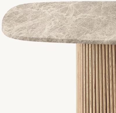 China Moderne slaapkamerconsole tafel aanpasbaar met houtglas of keramische bovenkant Te koop