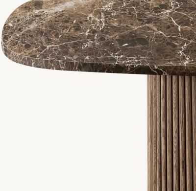 China Moderne slaapkamerconsole tafel aanpasbaar met houtglas of keramische bovenkant Te koop
