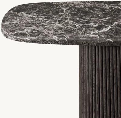 China Moderne slaapkamerconsole tafel aanpasbaar met houtglas of keramische bovenkant Te koop