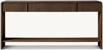China Roestvrij staal en gesinterd steen moderne console tafel 2000mm voor slaapkamer Te koop