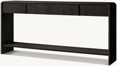 China Roestvrij staal en gesinterd steen moderne console tafel 2000mm voor slaapkamer Te koop