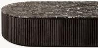 China Modern Square Coffee Table Set 1300x700x450mm Stainless Steel Sintered Stone for sale