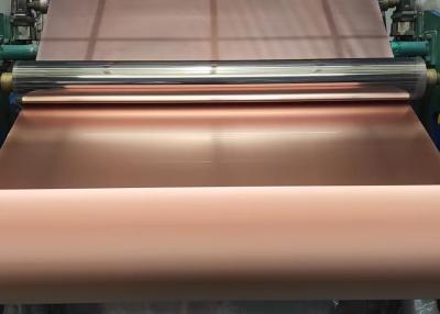 Cina RCC 12 Mic HTE Foglio di rame elettrolitico rosso per cartone in poliimmide in vendita
