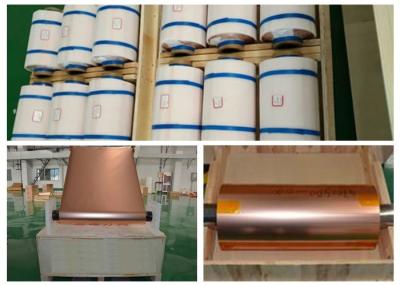 China Folha de cobre fina eletrolítica de RoHS ED espessura de 1/2 onças altamente grosseira à venda