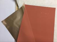 China Red 12um Thin Graphene Copper Metal Sheets Roll For Electronic for sale