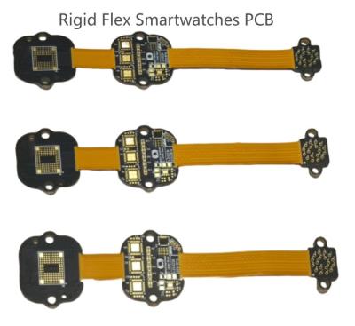 China Custom Smartwatch Flexible Rigid PCB Boards Manufacturing Assembly ISO9001 for sale
