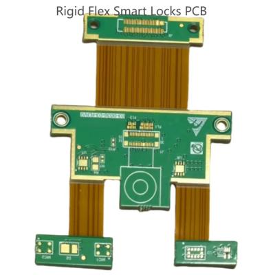 China Polyimide FR4 Rigid Flex PCB SMT Fabrication For Smart Locks Security Cameras for sale