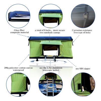China 4x4 4Wd Automatic Pop-Up Open Car Roof Tent for sale