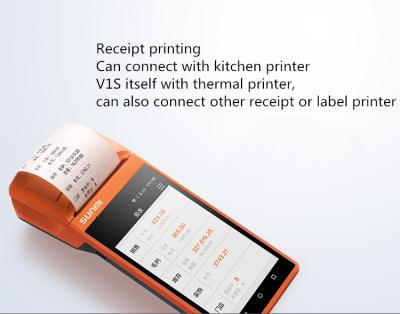 China Barcode-Scanner Sunmi V1s 5,5 Zoll-3g Nfc Wifi Android 6,0 zu verkaufen