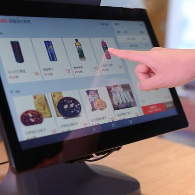 China T2lite 15,6“ het Touche screenpos van FHD Dubbel Systeem voor Restaurant for sale