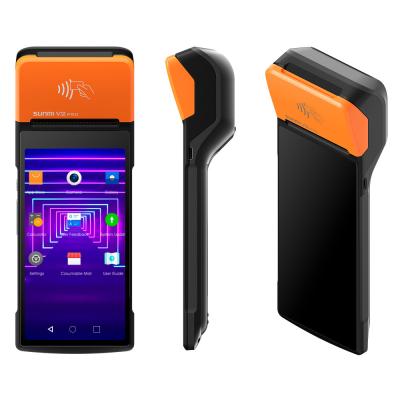 China Pantalla táctil terminal portátil de la posición de Sunmi V2pro 4G WIFI para el restaurante en venta