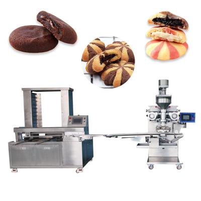 Cina Macchina per la linea di produzione di biscotti di riempimento liquido con cioccolato riempito in vendita