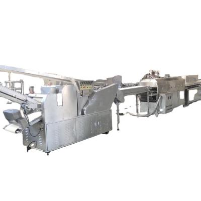 China Spiral Mixer Bread Production Line Food Plant Make Different Toast Ropes Video Professional Bread Manufacturing Line for sale