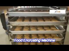 hongxin 1kw food encrusting machine for maamoul