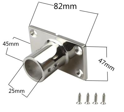 China OEM CNC Hardware Parts Stainless Steel Guide Base with Rectangular Base Accessories for sale