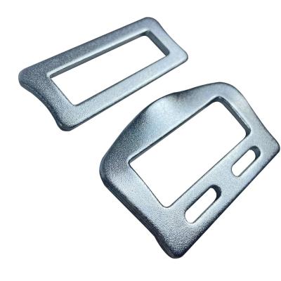 Cina Cinturatura di acciaio ricoperto di zinco nero, con guinzaglio di scorrere rettangolare per accessori di cintura di sicurezza in vendita