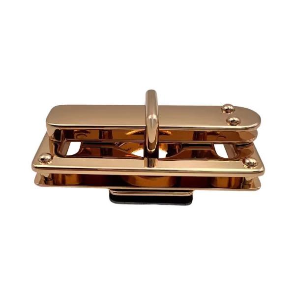 Quality XS-231---004, J6611 Press Handbag Lock Hardware with Push and Turn Metal Lock for sale