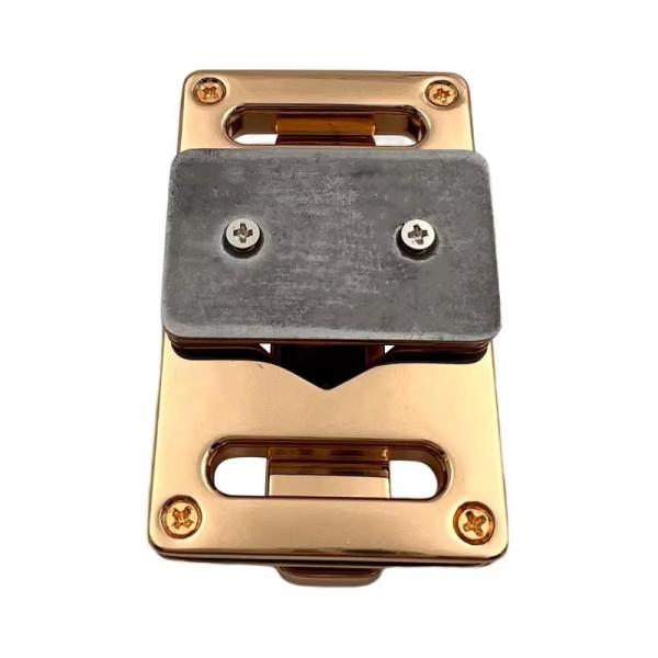 Quality XS-231---004, J6611 Press Handbag Lock Hardware with Push and Turn Metal Lock for sale