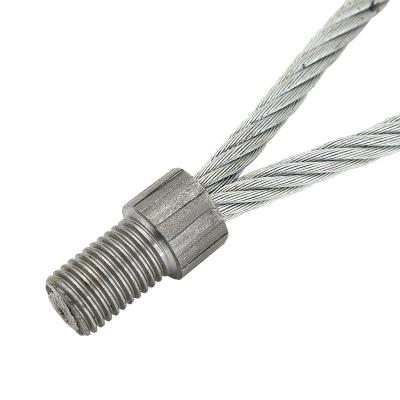 China Stamped Stainless Steel OEM CNC Hardware Components For Forging Ball Head Anchors for Building Hardware for sale