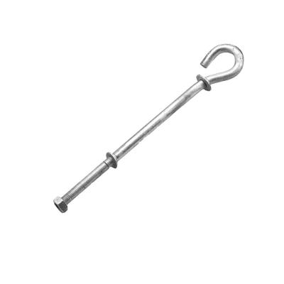 Китай Нержавеющая сталь OEM CNC Hardware Parts Bolt Hook Pigtail Hook с процессом штамповки продается