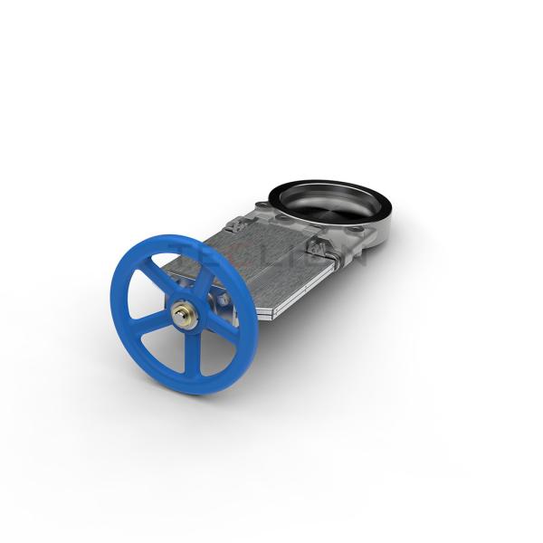 Quality DN300 Stainless Steel Knife Pneumatic Gate Valve With Actuator OBM for sale