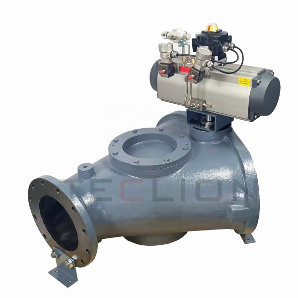 Quality Wear Resistant Pendulum Diverter Valve 3 Way DN50-DN400 for sale