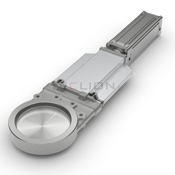 Quality PN10 PN16 Slide Gate Pneumatic Air Operated Gate Valve Handwheel Resilient for sale