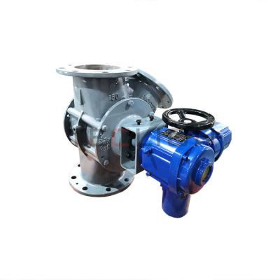 China Customized Powders Flap Pneumatic Diverter Valve Shutoff Structure for sale