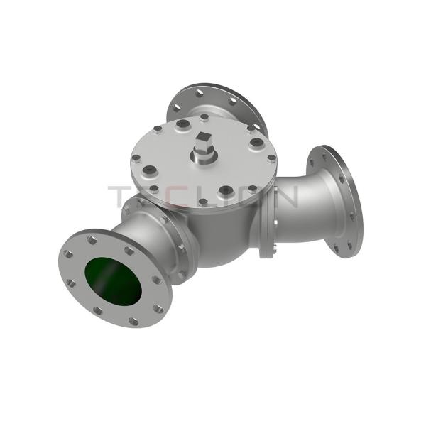 Quality Solid Plunger Pneumatic Diverter Valves For Pneumatic Conveying Stainless Steel for sale