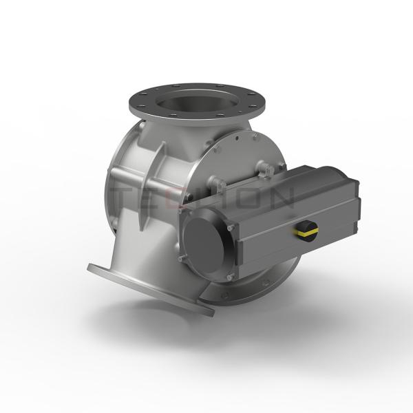 Quality Solid Plunger Pneumatic Diverter Valves For Pneumatic Conveying Stainless Steel for sale