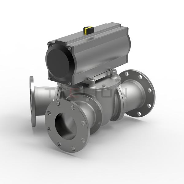 Quality Solid Plunger Pneumatic Diverter Valves For Pneumatic Conveying Stainless Steel for sale