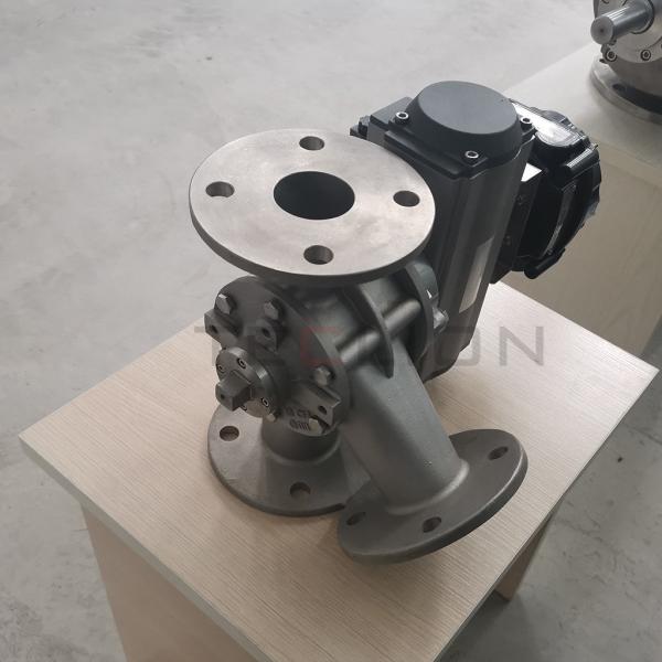Quality Solid Plunger Pneumatic Diverter Valves For Pneumatic Conveying Stainless Steel for sale