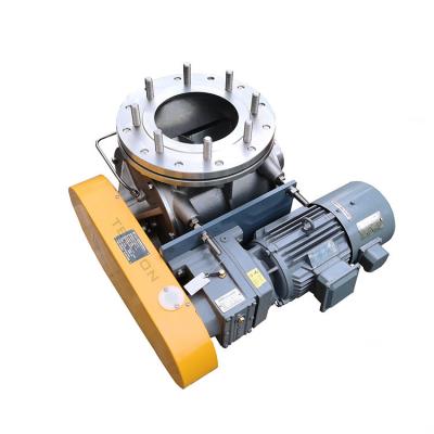 China OBM Gravity Flow Cyclone Rotary Valve Air Locks 304SS for Auger Feeding for sale