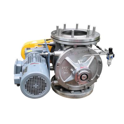 China OBM Gravity Flow Cyclone Rotary Valve Air Locks 304SS for Auger Feeding for sale