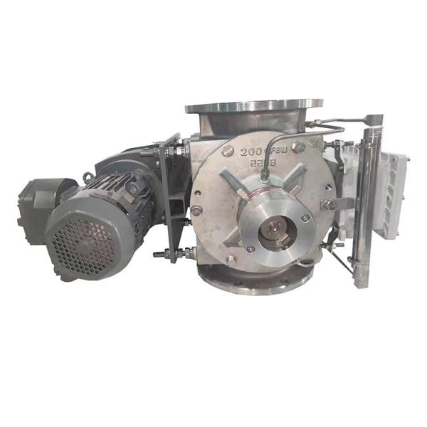 Quality Customized Electric Butterfly Rotary Feeder Valve Airlock Actuator For Dust for sale