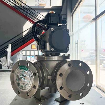 中国 粉末や粒子を運ぶための304ss球型単管変導弁 販売のため