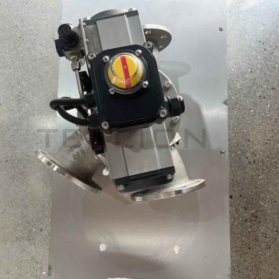 中国 粉末や粒子を運ぶための304ss球型単管変導弁 販売のため