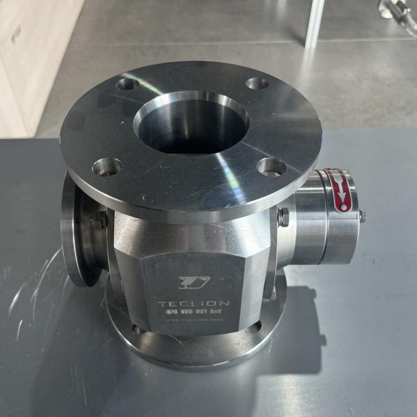 Quality Conveyor Hygiene Sanitary Rotary Air Lock Feeder Powder Rotary Feeding Valve for sale