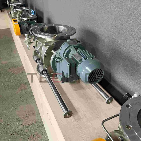 Quality Industrial 40cm Cement Rotary Feeder Pneumatic Valve 304SS Material Cleaning for sale
