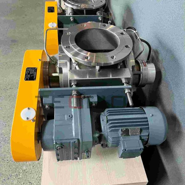 Quality 3.5bar Stainless Steel Granular Rotary Airlock Motor Medium Discharge High for sale