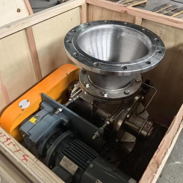 Quality Large Cement High Pressure Rotary Airlock Valve Feeder With Adapter Flanged for sale