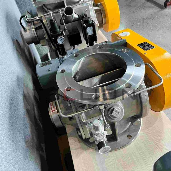 Quality PN10 ANSI 150lbs Stainless Steel Rotary Feeder Air Lock With Flange Drillings for sale