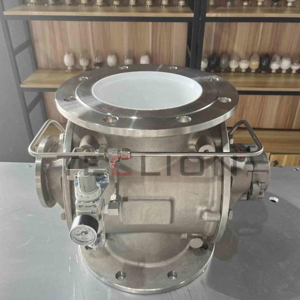 Quality ANSI PN10 150lbs Stainless Steel Rotary Airlock Valve With Flange Drillings for sale
