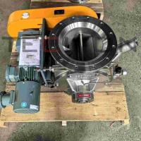 Quality 6L 304SS Stainless Steel Rotary Feeder Valve With Exhaust Hopper for sale