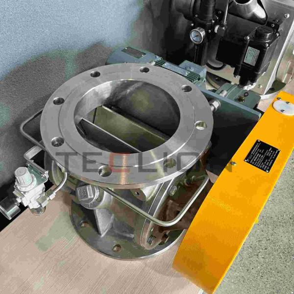Quality Stainless Steel Rotary Air Valve Lock Feeder In Cement Plant Conveying PP Powder for sale